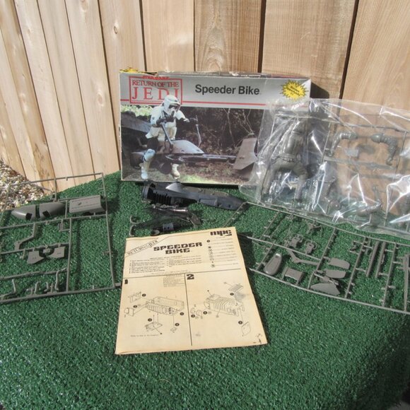 Toys | Vintage 1983 Mpc Star Wars Return Of The Jedi Speeder Bike Scale ...